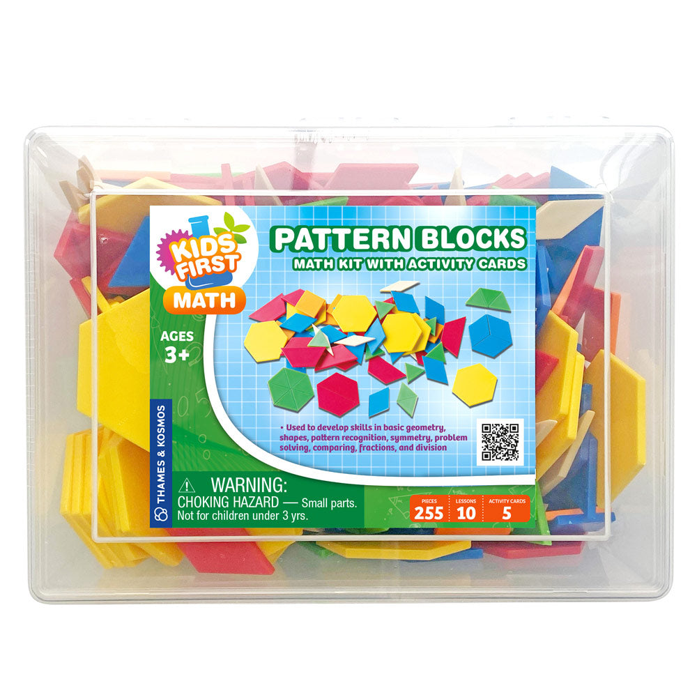 Kids First Math: Pattern Blocks Math Kit with Activity Cards – Thames ...