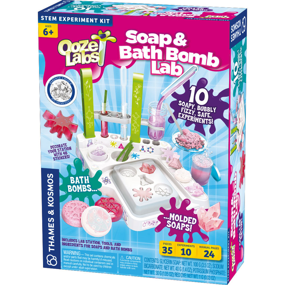 Ooze Labs Soap & Bath Bomb Lab Science Experiment Kit Thames & Kosmos