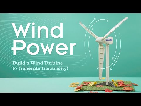 Wind Power | STEM Experiment | Wind Turbine Electricity | Weatherproof ...