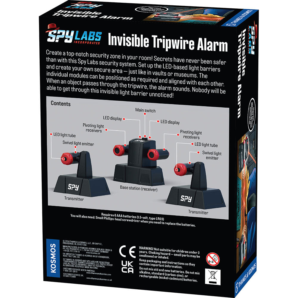 Spy Labs: Invisible Tripwire Alarm - COMING FALL 2025 – Thames & Kosmos
