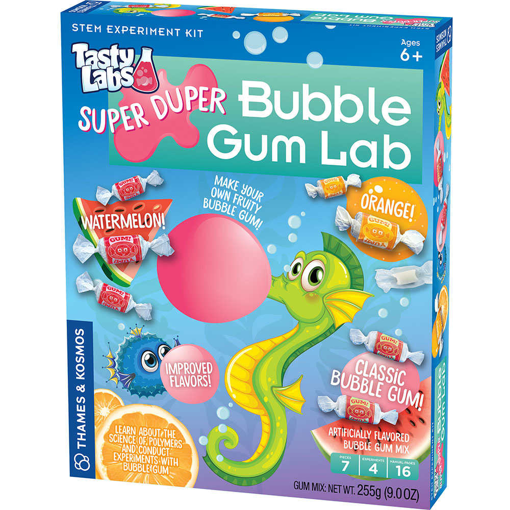 Super Duper Bubble Gum Lab STEM Experiment Activity Kit Thames Kosmos ...