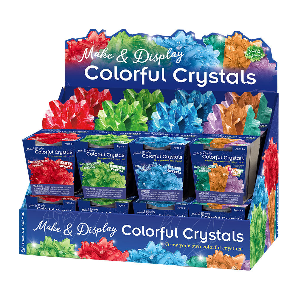 Make & Display: Colorful Crystals 16-Piece Gift Set – Thames & Kosmos