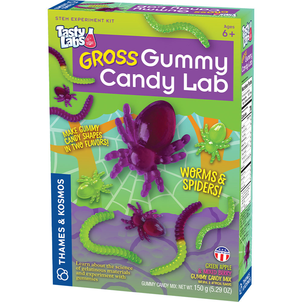 Gross Gummy Candy Lab | Make Gummy Worms, Spiders | Learn Chemistry ...