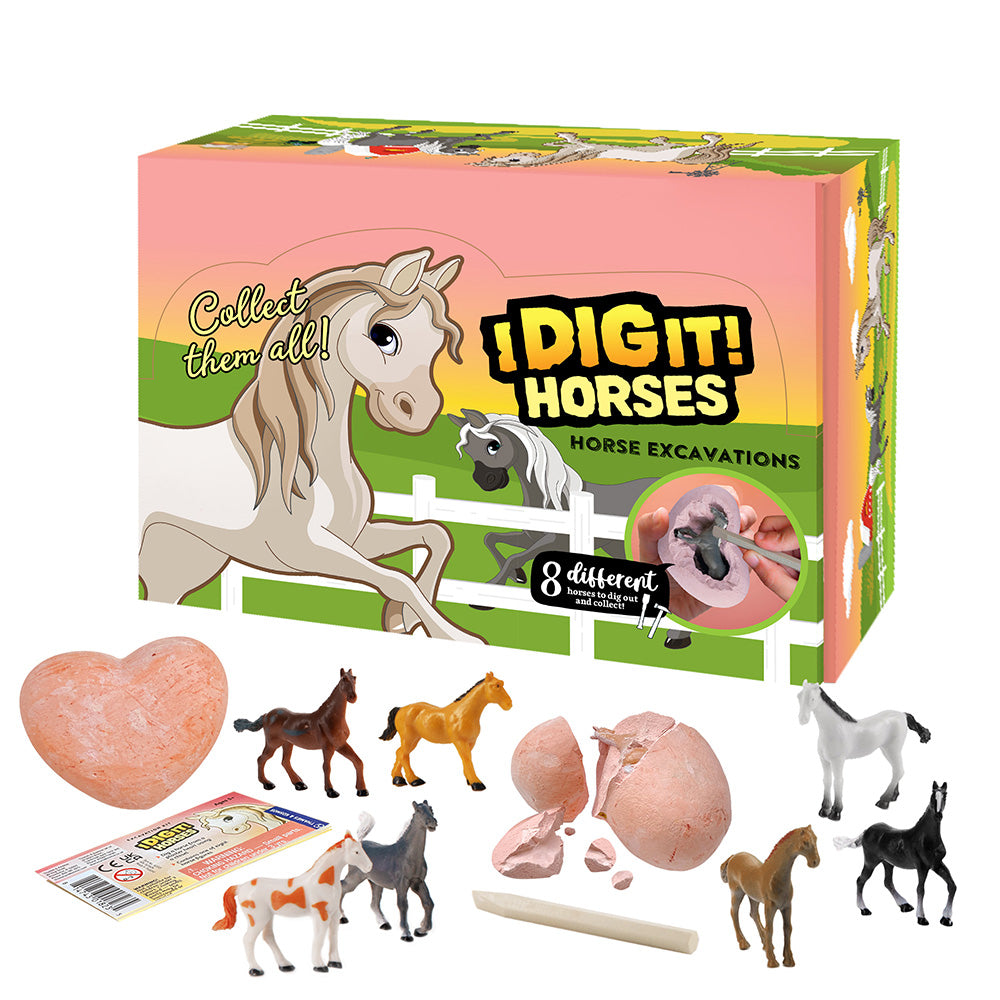 I Dig It! Horses 18-Piece Gift Set – Thames & Kosmos