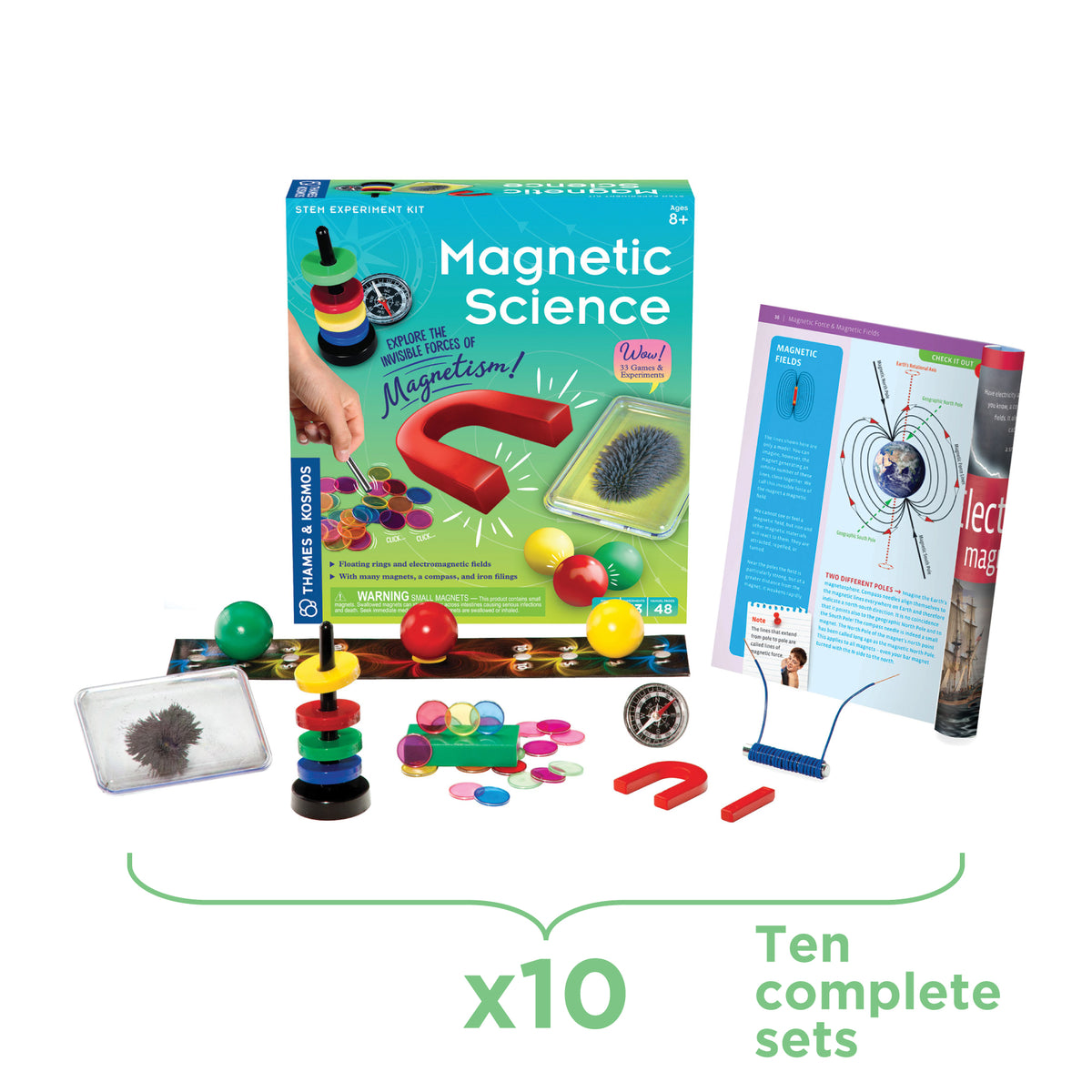 Magnetic Science - Classroom Bundle 10-Pack – Thames & Kosmos
