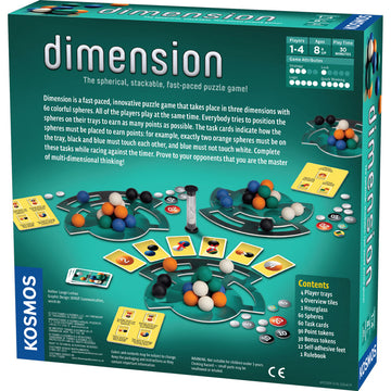 Dimension Board Game | 3D Fast-Paced Puzzle Game for Families, Ages 8 ...