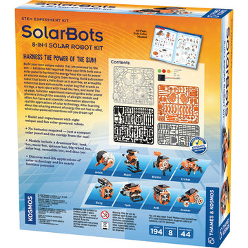 SolarBots: 8-in-1 Solar Robot Kit Science Experiment Thames & Kosmos